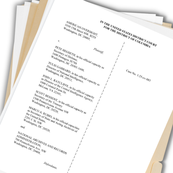Litigation - American Oversight
